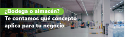 Bodega y almacén: diferentes conceptos para tu negocio