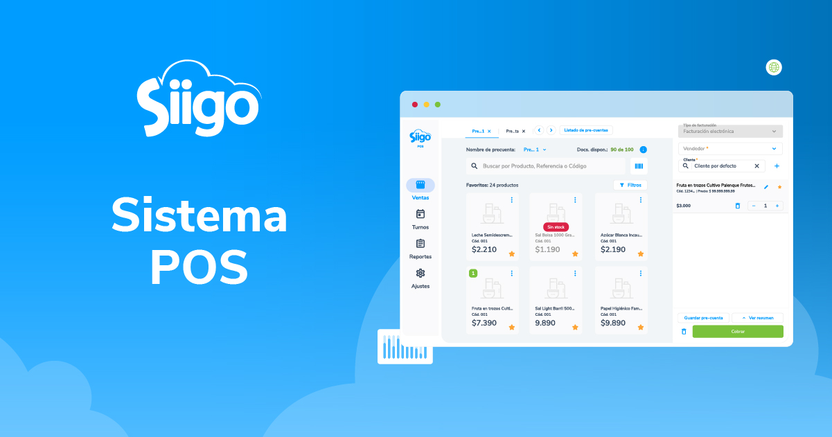 Sistema POS Siigo | Gestiona ventas y Facturación